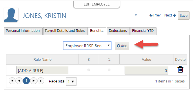 Group RRSP Contributions – PaymentEvolution Support