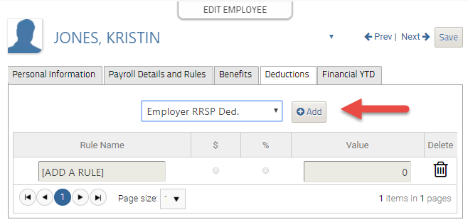 Group RRSP Contributions – PaymentEvolution Support