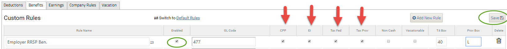Group RRSP Contributions – PaymentEvolution Support