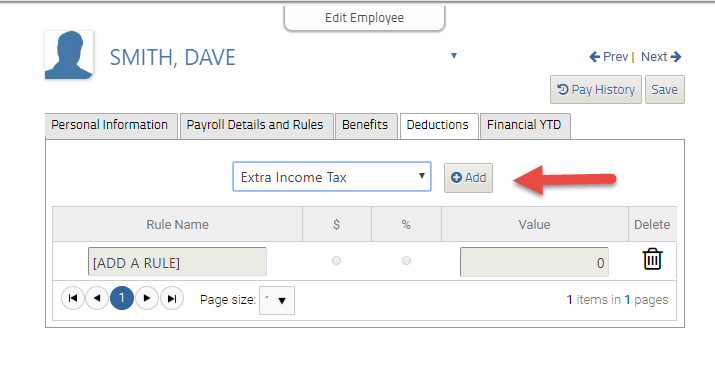 Additional tax deductions – PaymentEvolution Support
