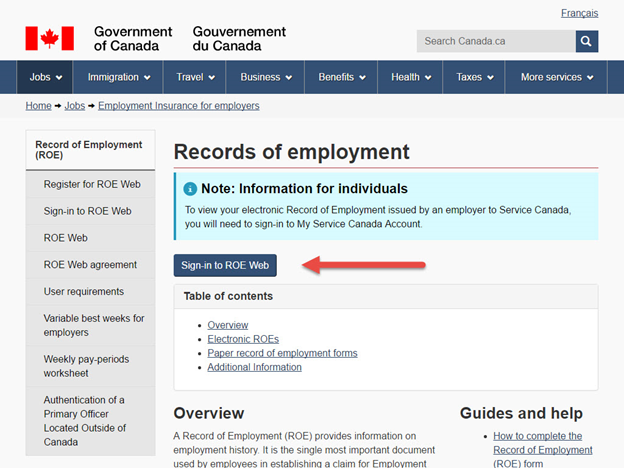 Le Relevé d’emploi (RE) – PaymentEvolution Support