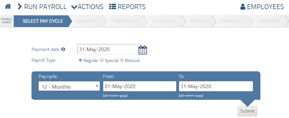 How do I process payroll? – PaymentEvolution Support