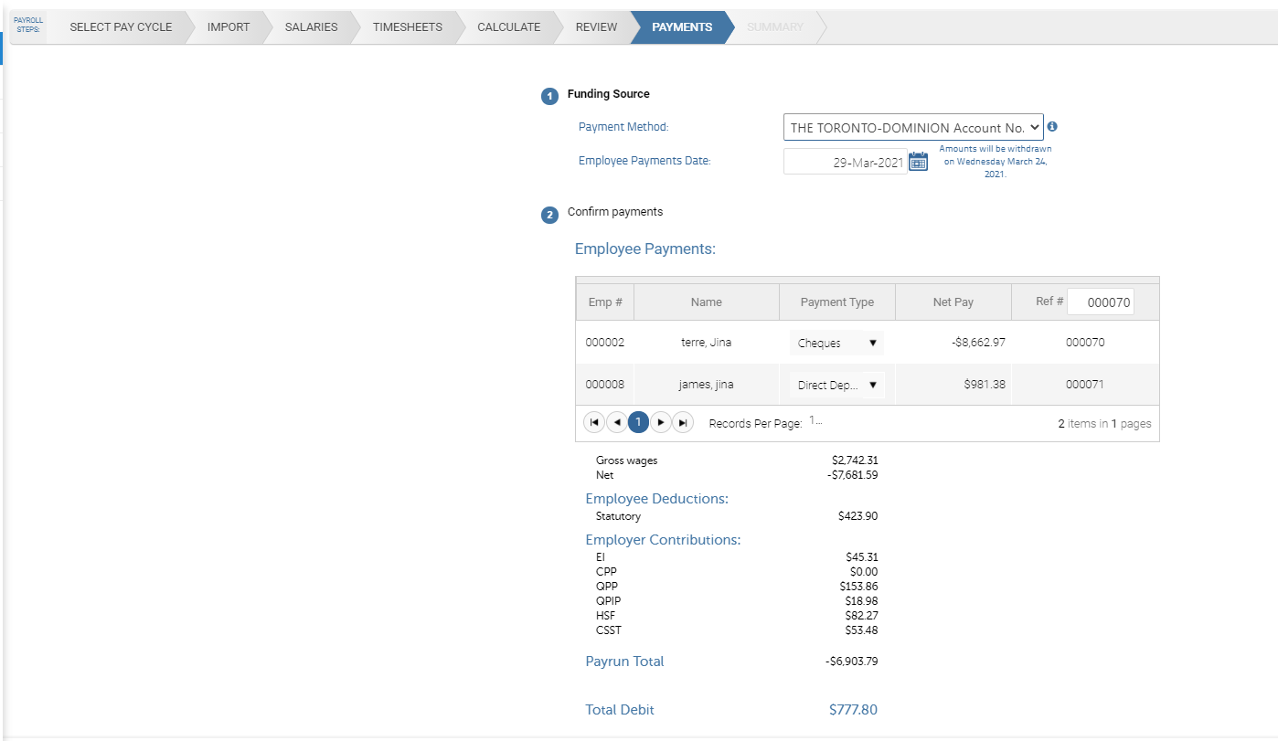 How do I process payroll? – PaymentEvolution Support